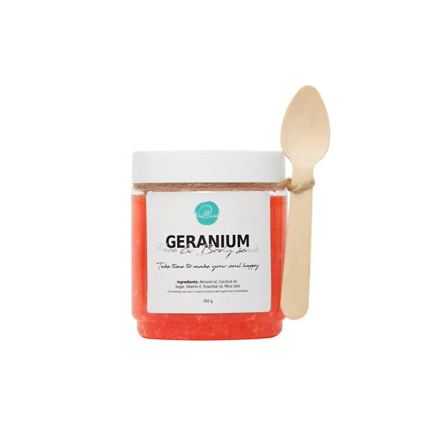 Geranium Body Scrub – soulandmore